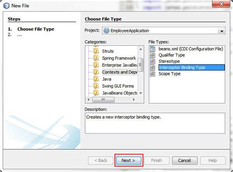 creating and using cdi interceptors