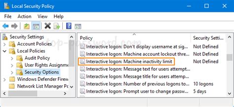 Auto Lock Windows 10 Pc For All Users After Inactivity Password Recovery