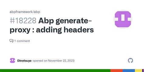 Abp Generate Proxy Adding Headers · Issue 18228 · Abpframeworkabp