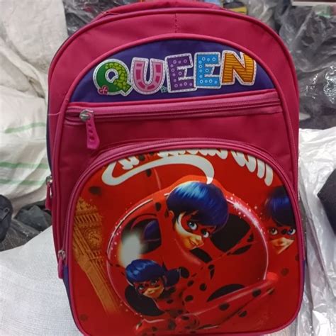 خرید و قیمت کیف کوله پشتی مدرسه ایی ابتدایی دخترانه سرخابی از غرفه