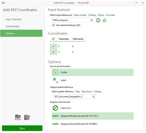 XTools Pro Help Add XYZ Coordinates