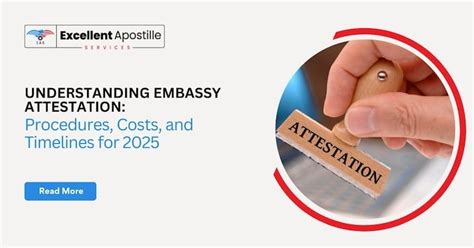 Understanding Embassy Attestation Procedures Costs And Timelines For 2025
