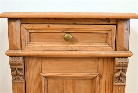 Antique Austro Hungarian Pot Cupboard Or Nightstand In European Pine