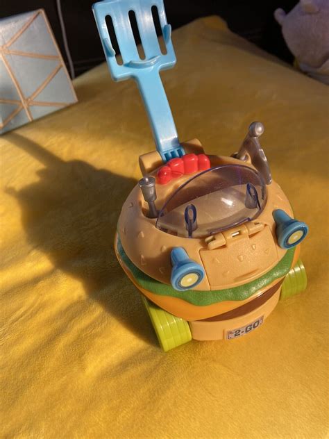 Rare Spongebob Squarepants Movie Krabby Patty Wagon Car Mobile Vehicle 2013 Values Mavin