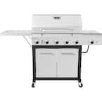 Kenmore 4 Burner Propane Gas Grill In Black With Searing Side Burner Pg