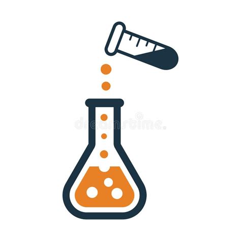 Chemistry Flask Jar Lab Laboratory Science Icon Editable Vector Graphics Stock Vector