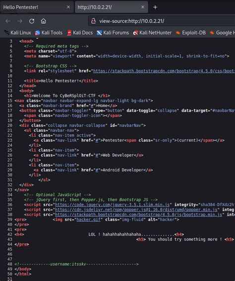 ctf vulnhub cybersploit 1 makine Çözümü ongsec cyber security