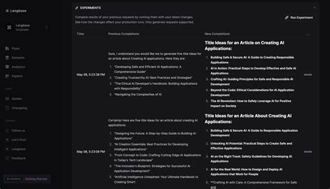 Experiments Features Langbase Docs Experiments Features Langbase Docs