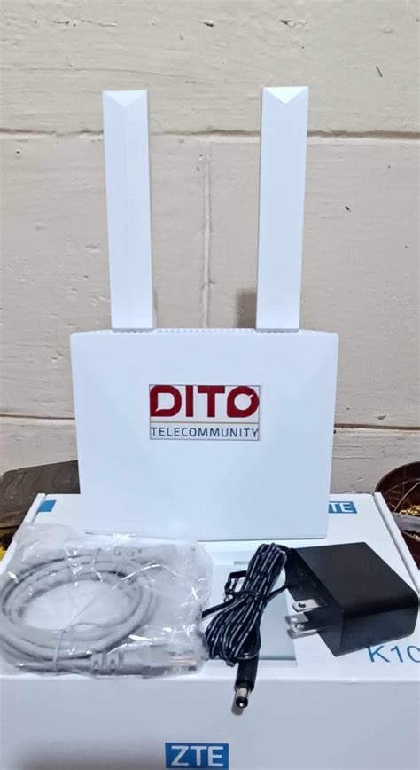 Zte K Dito Prepaid Wifi Modem G Dito Lock Free Gb Upon Activation Sim Card Need Register