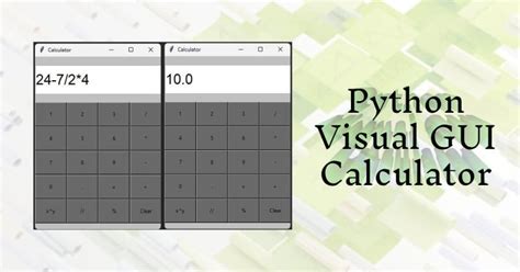 Aicorr On Linkedin Python Visual Gui Calculator