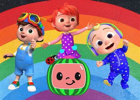 Cocomelon Cartoons Characters Rainbow Wallpapers Free Wallpapers Character Wallpaper