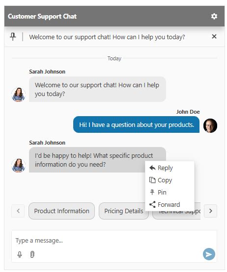 Aspnet Mvc Conversational Ui Chat Getting Started Telerik Ui For Aspnet Mvc