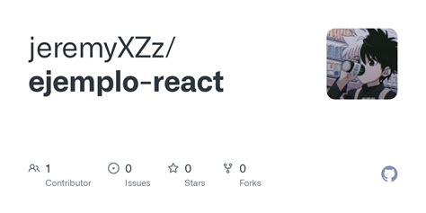 Github Jeremyxzzejemplo React