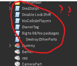 Whys This Script Keep Appearing In Workspace Scripting Support Developer Forum Roblox