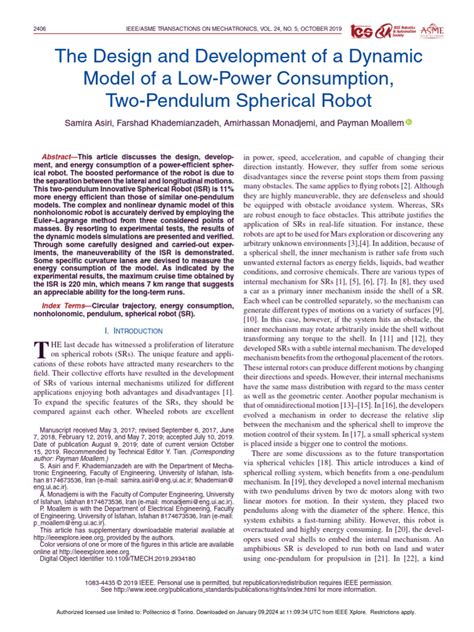 The Design And Development Of A Dynamic Model Of A Low Power