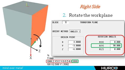 5 Axis Cnc Mill Programming Transform Planes Using Ijk Uvw Vectors