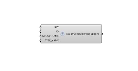 Assign General Spring Supports Midas Support