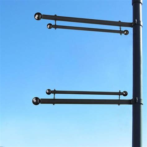 Sign Pole Banner Brackets Spring Loaded Banner Bracket System Rt
