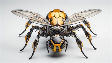 Premium Ai Image In The World Of Nanotechnology A Small Robot Fly On