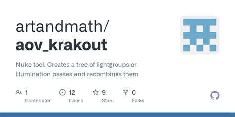 Github Artandmathaovkrakout Nuke Tool Creates A Tree Of Lightgroups Or Illumination Passes