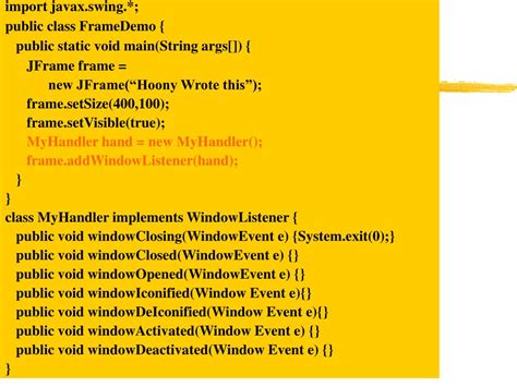 Ppt Gui Basics And Event Driven Programming Powerpoint Presentation