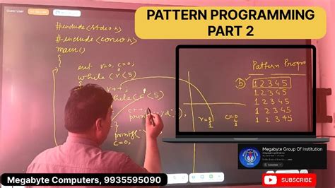 Pattern Programming Part 2 Megabyte Computers Youtube