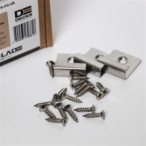 C Clad Composite Cladding Starter Clip Screws 50pp