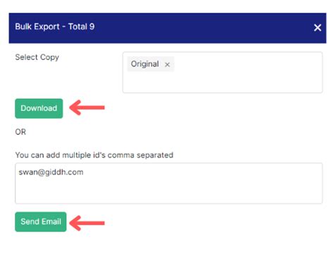 How To Export PDF Of Bulk Invoices Share Them Over The Email