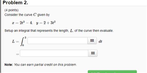 Solved Problem Points Consider The Curve C Given By Chegg Com