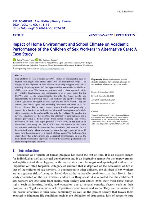 Pdf Impact Of Home Environment And School Climate On Academic