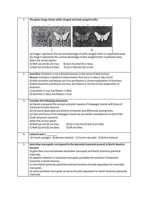 Evolution 2docx Pdf Evolution Natural Selection