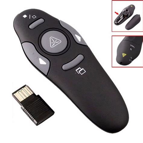 Wireless USB PowerPoint Presenter Remote Control Laser RF Pointer Pen FreePostage TV Home