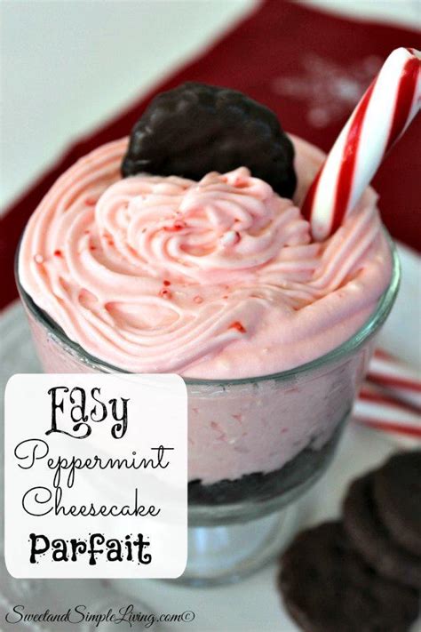Easy Peppermint Cheesecake Parfait Sweet And Simple Living