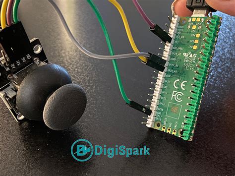 راه اندازی جوی استیک با Micropython میکروپایتون و برد رزبری پای پیکو دیجی اسپارک