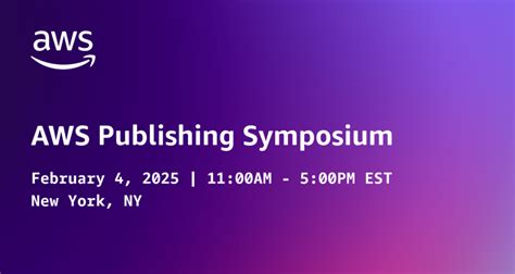 manu singh on linkedin aws publishing symposium