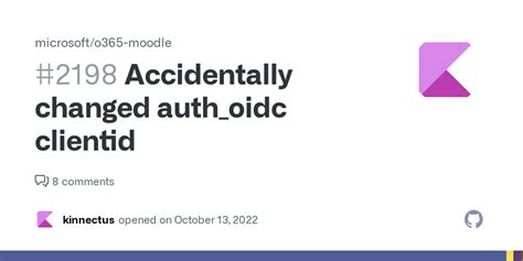 Accidentally Changed Auth Oidc Clientid Issue Microsoft O Moodle Github