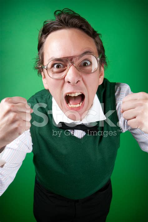 Very Angry Nerd Stock Photo Royalty Free Images FreeImages