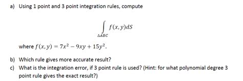 Solved T3 Finite Element Is Defined Over Aabc In Physical