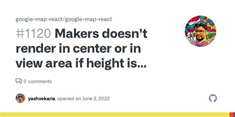 Makers Doesn T Render In Center Or In View Area If Height Is Using Calc Css Function Issue