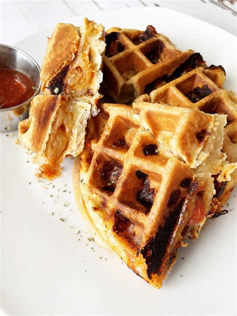 Pizza Waffles — The Skinny Fork