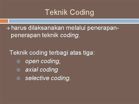 TRANSKRIP DAN CODING DALAM PENELITIAN KUALITATIF PENGOLAHAN DATA
