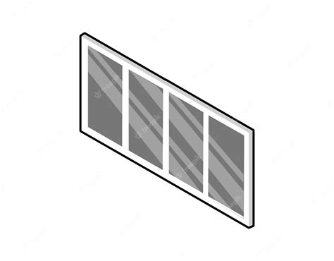Premium Vector Window Isometric Design Icon Vector Web Illustration 3d Colorful Concept