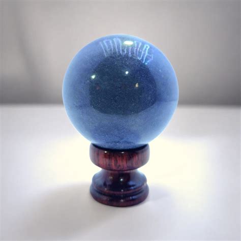 Esfera De Pedra Quartzo Azul Polida G G Dhonella Loja Esoterica Frete Gr Tis Entrega R Pida