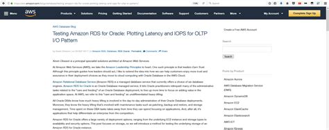 Testing Amazon Rds For Oracle Plotting Latency And Iops For Oltp Io
