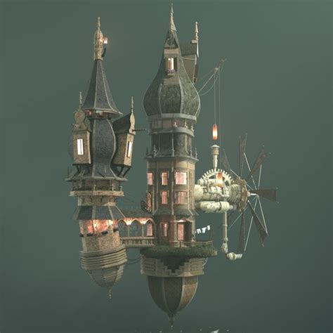 Make Your Own Steampunk House In 3d