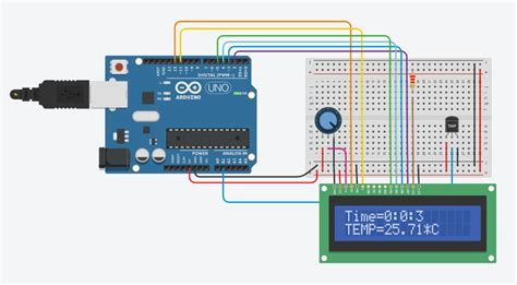Clock Without Using Rtc In Arduino With Temperature And Humidity