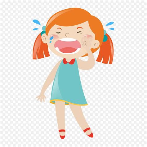 卡通女孩大哭png图片素材下载图片编号7688974 Png素材网