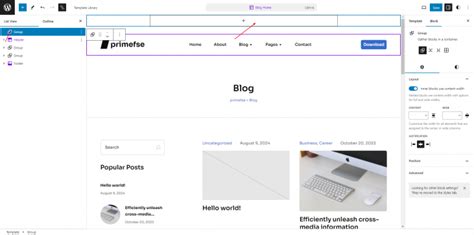 How To Create A Wordpress Sticky Header Without Plugin Using A Group