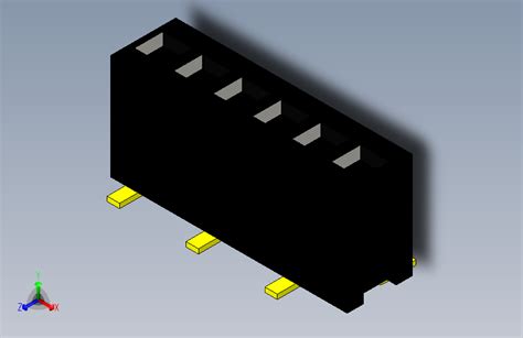 板对板连接器 Afc341t Xxx 06g1mr W 3 2 W1 4 Step 模型图纸下载 懒石网
