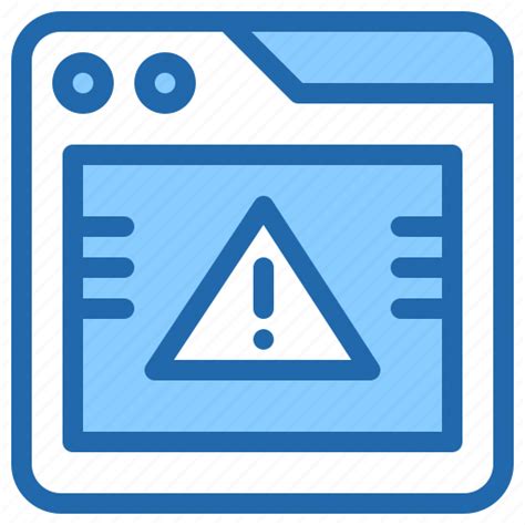 Alert Browser Error Warning Exclamation Mark Icon Download On
